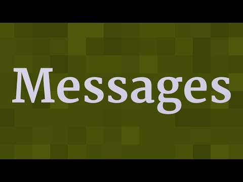 MESSAGES pronunciation • How to pronounce MESSAGES