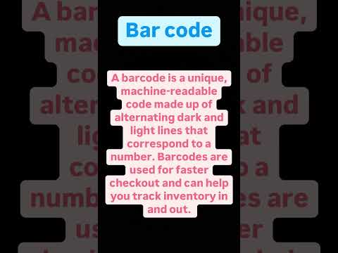 Meaning of barcode | Retail terms