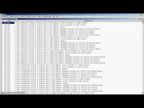ICD10 lookup with key words