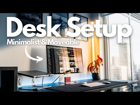 MINIMALIST & Highly FUNCTIONAL Home Office Setup For Content Creators | Desky