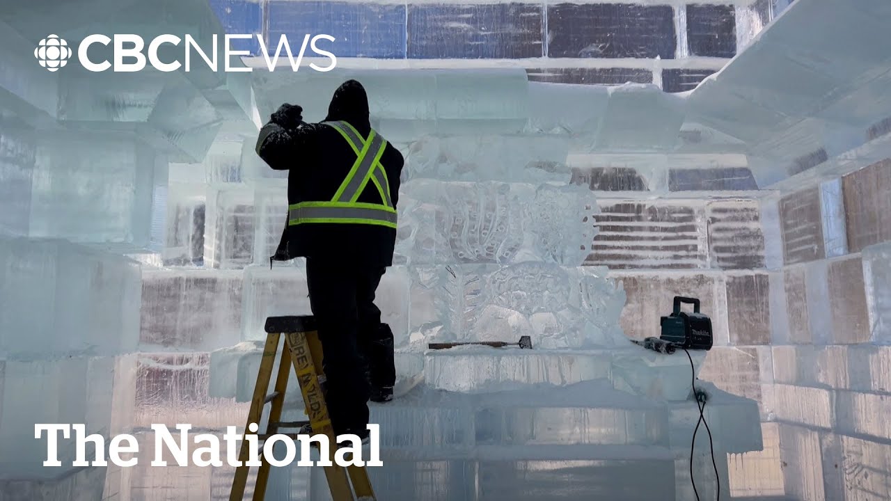 #TheMoment Québec City's ice palace got its final touches for Carnaval