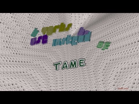 tame - 6 verbs which are synonym to tame (sentence examples)