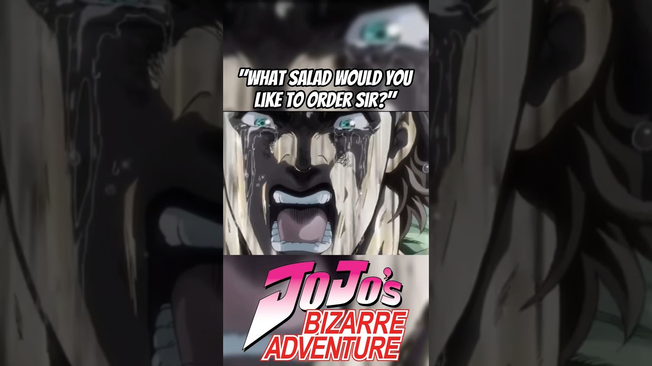 Don't say the FORBIDDEN CEASAR SALAD! | #jojo #meme