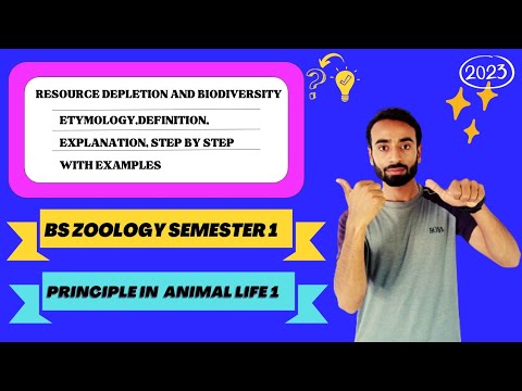 RESOURCE DEPLETION AND BIODIVERSITY ETYMOLOGY, DEFINITION, EXPLAINATION STEP BY STEP WITH EXAMPLES