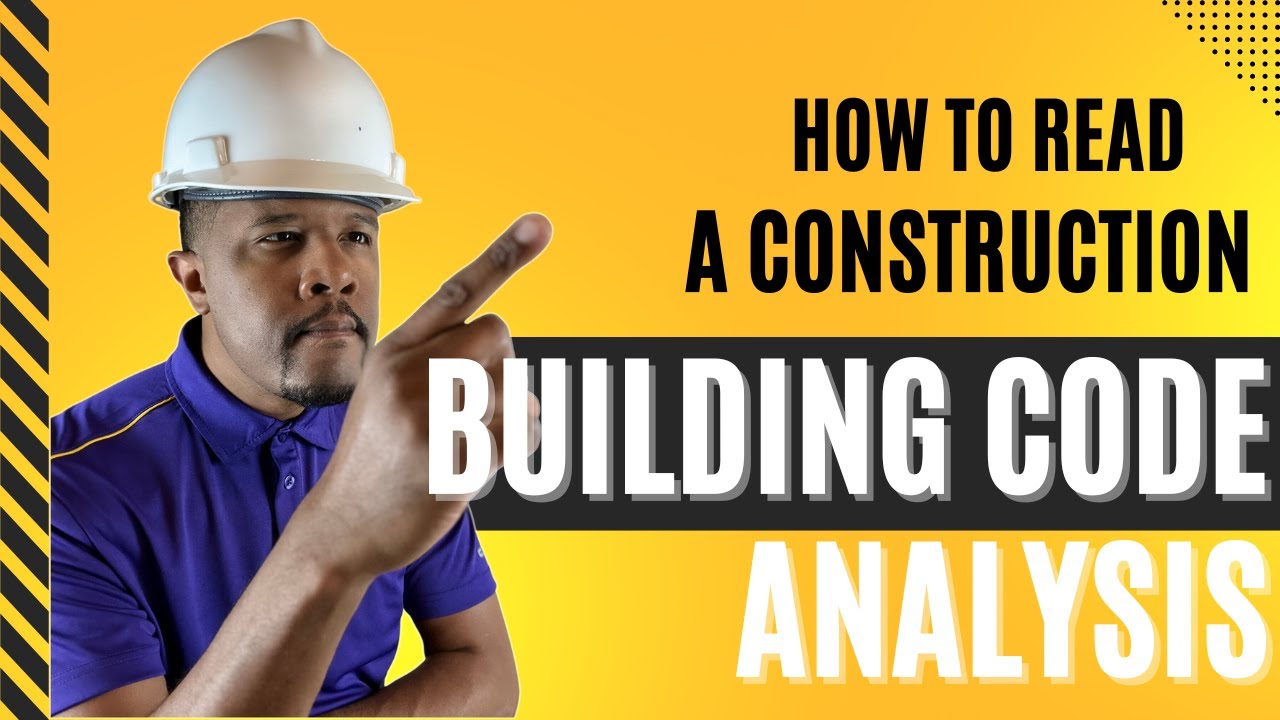 Learn How To Read A Building Code Analysis Plan