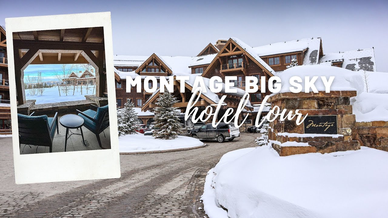 Montage Big Sky Hotel + Room Tour - BIG SKY IN WINTER!
