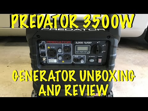 PREDATOR 3500W Inverter Generator Unbox and Review
