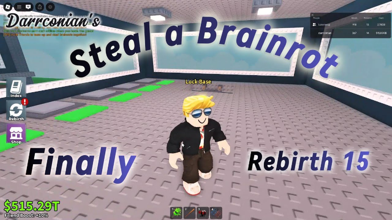 Darrconian's Steal a Brainrot Rebirth 15 is Finally Here