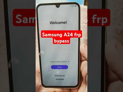 Samsung A24 frp bypass Google account short