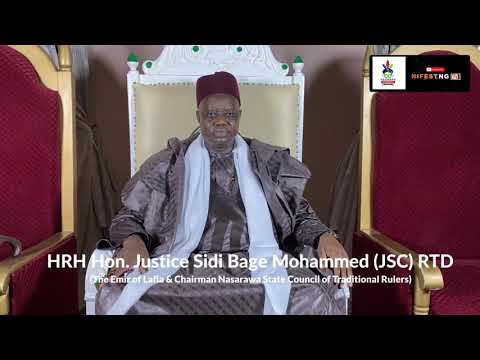 The Emir of Lafia, HRH Justice Sidi Bage Mohammad (JSC) Rtd speaks on the Dambe Competition.