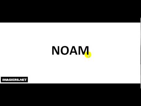 How To Pronounce French First Name # NOAM