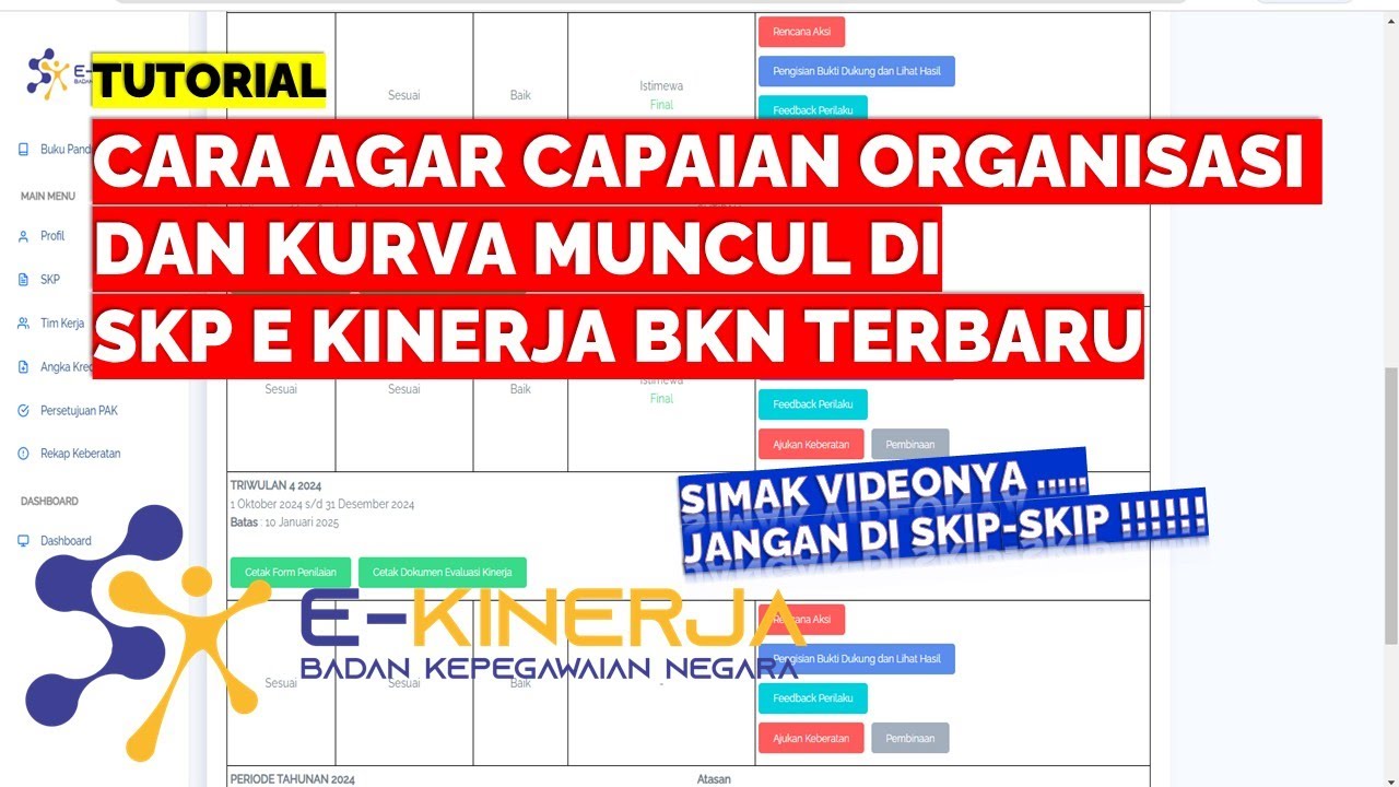 HOW TO MAKE ORGANIZATIONAL ACHIEVEMENTS AND CURVES APPEAR IN THE LATEST BKN PERFORMANCE E-SKP