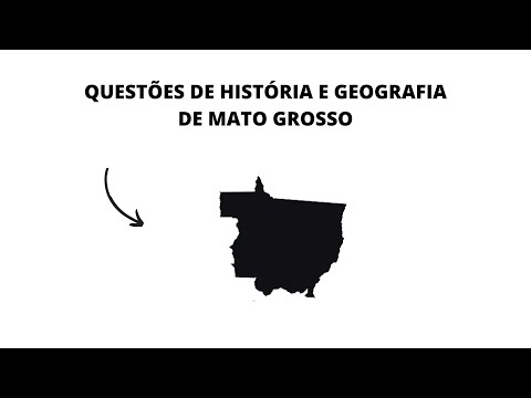 QUESTÕES COMENTADAS I HISTÓRIA E GEOGRAFIA DE MATO GROSSO