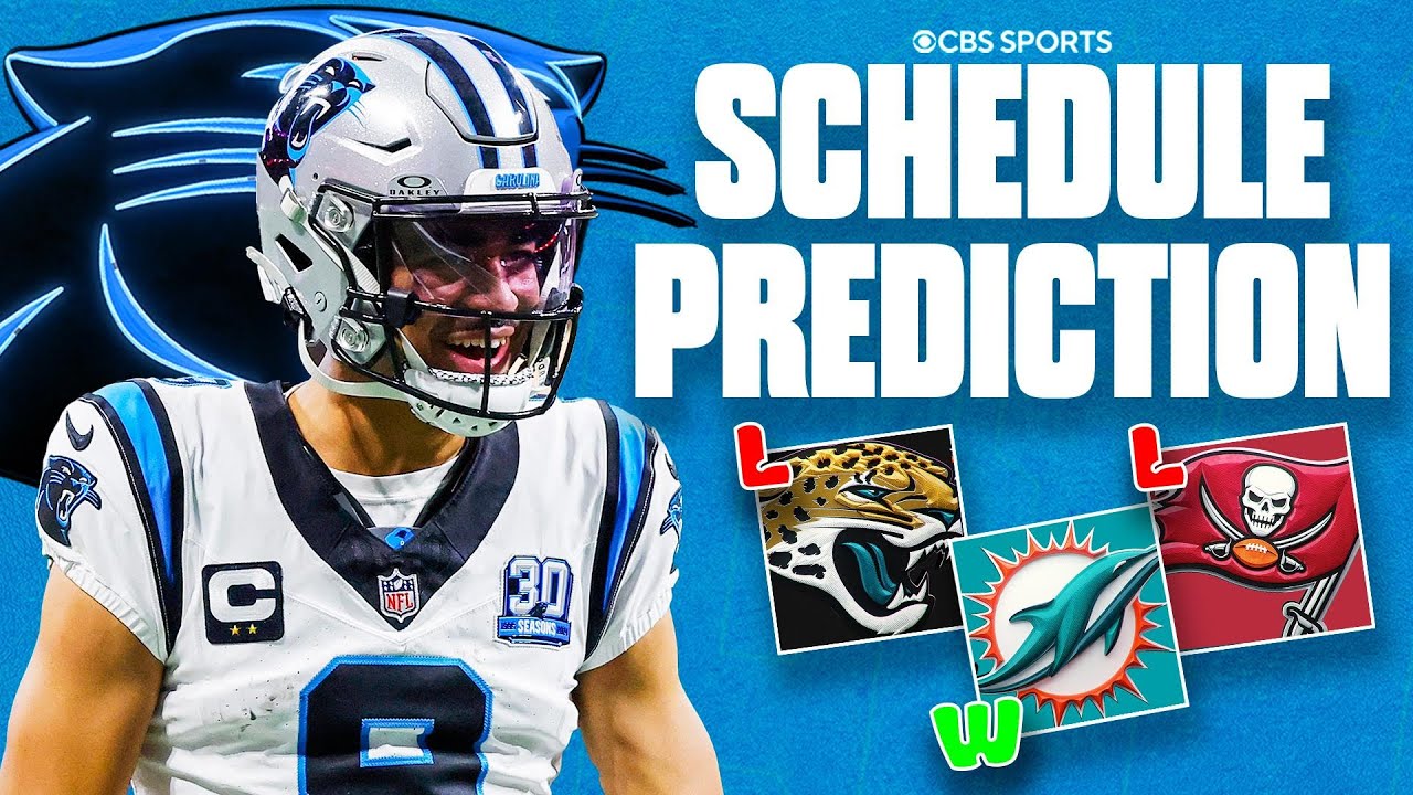Carolina Panthers 2025 Schedule Prediction | Bryce Young looks to build off recent success