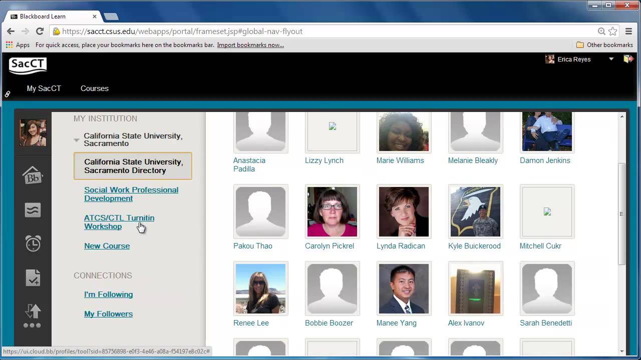 SacCT - Global Learning Network