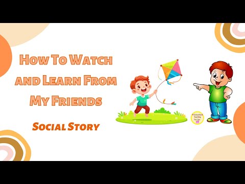 Learn From and Study with Friends | How to Make a Friend Social Stories | Friendship Social Story