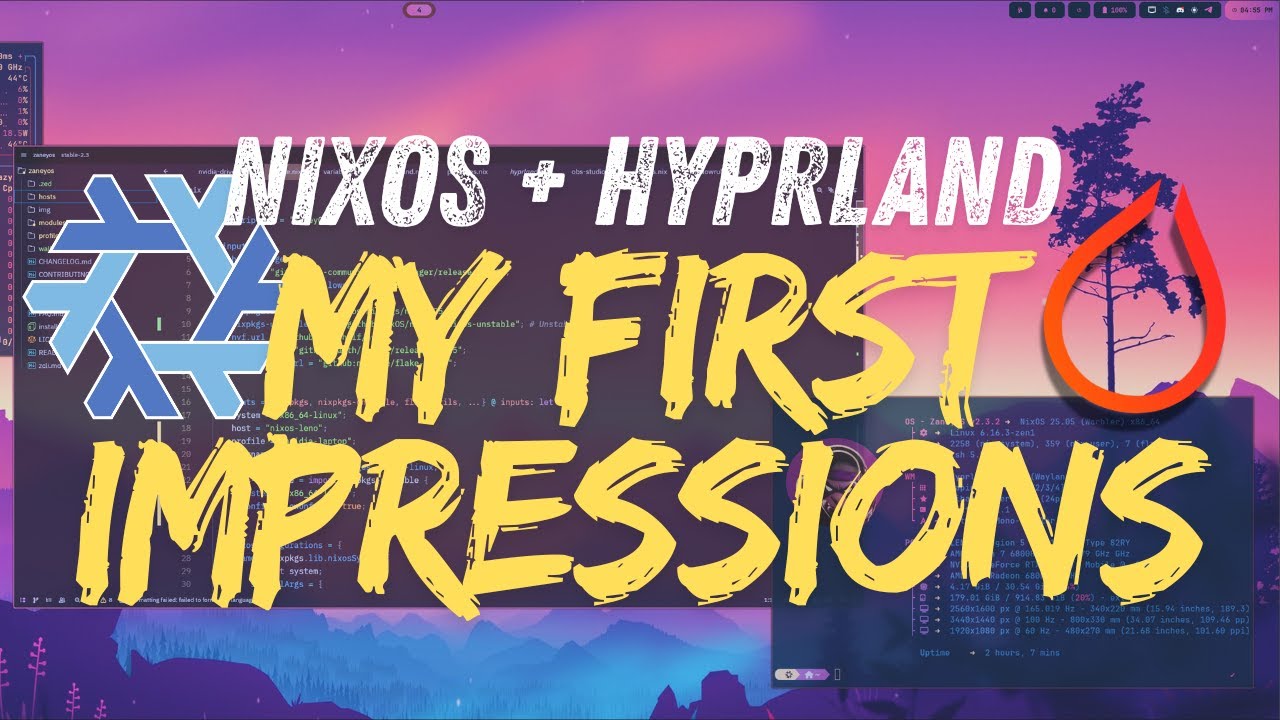 My First Time on NixOS - Hypland Dotfiles - ZaneyOs