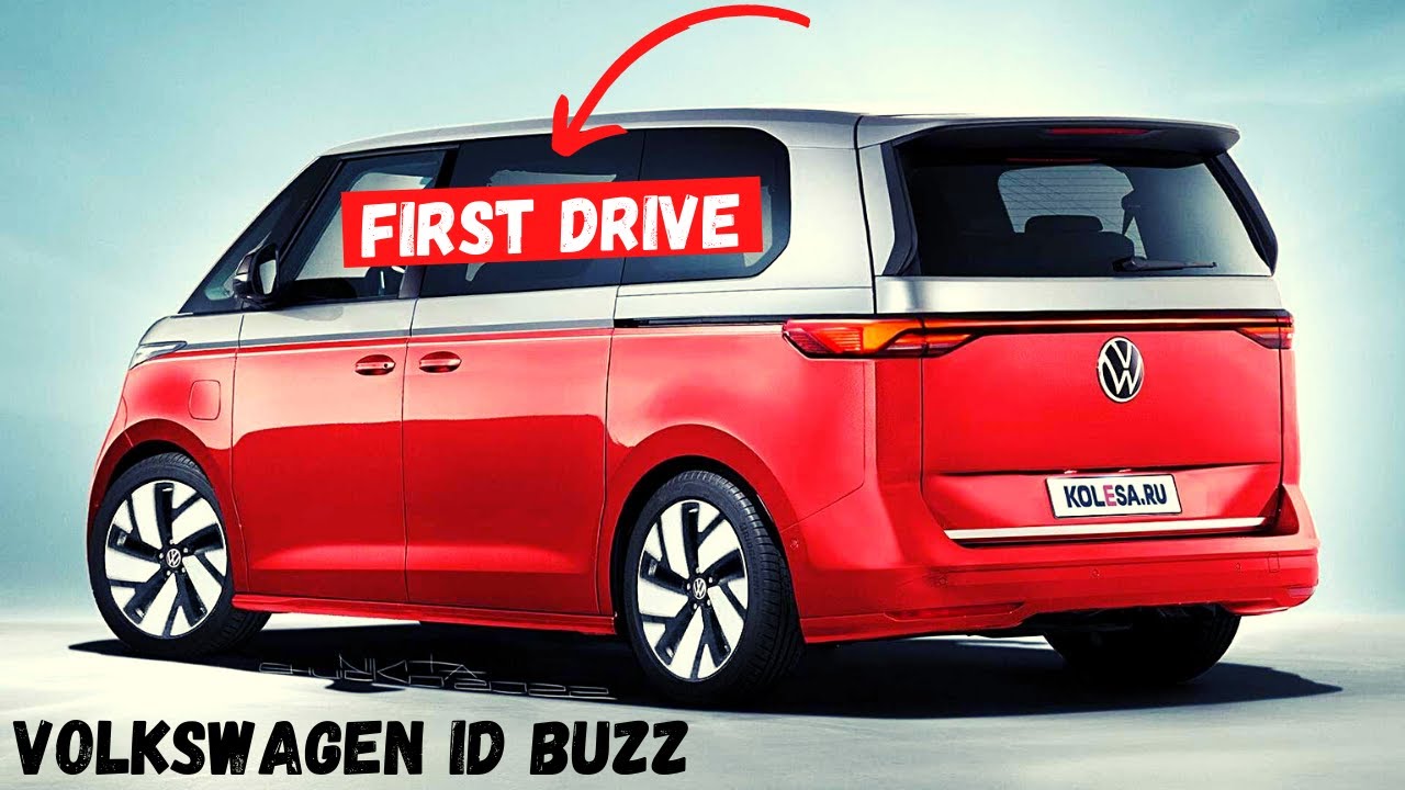 NEW 2023 Volkswagen ID  Buzz - Volkswagen ID. Buzz 2023 First Drive Review: Rainbows And Roundabouts