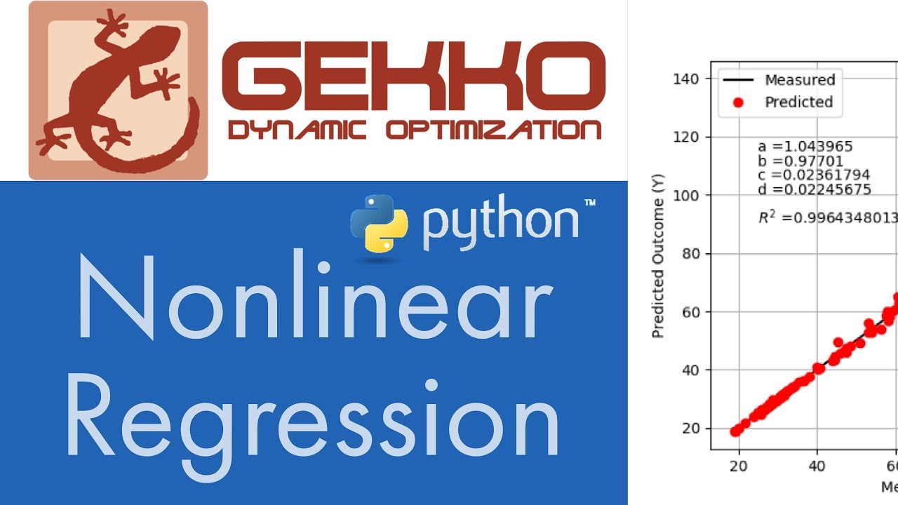 Nonlinear Regression in Python GEKKO