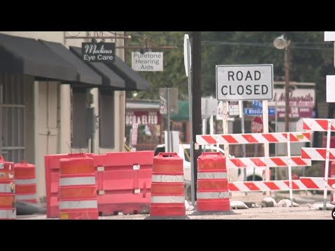 Business owners say ongoing construction north of downtown continues depleting revenue