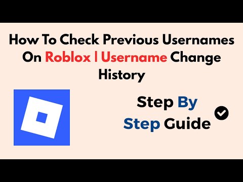 How To Check Previous Usernames On Roblox | Username Change History