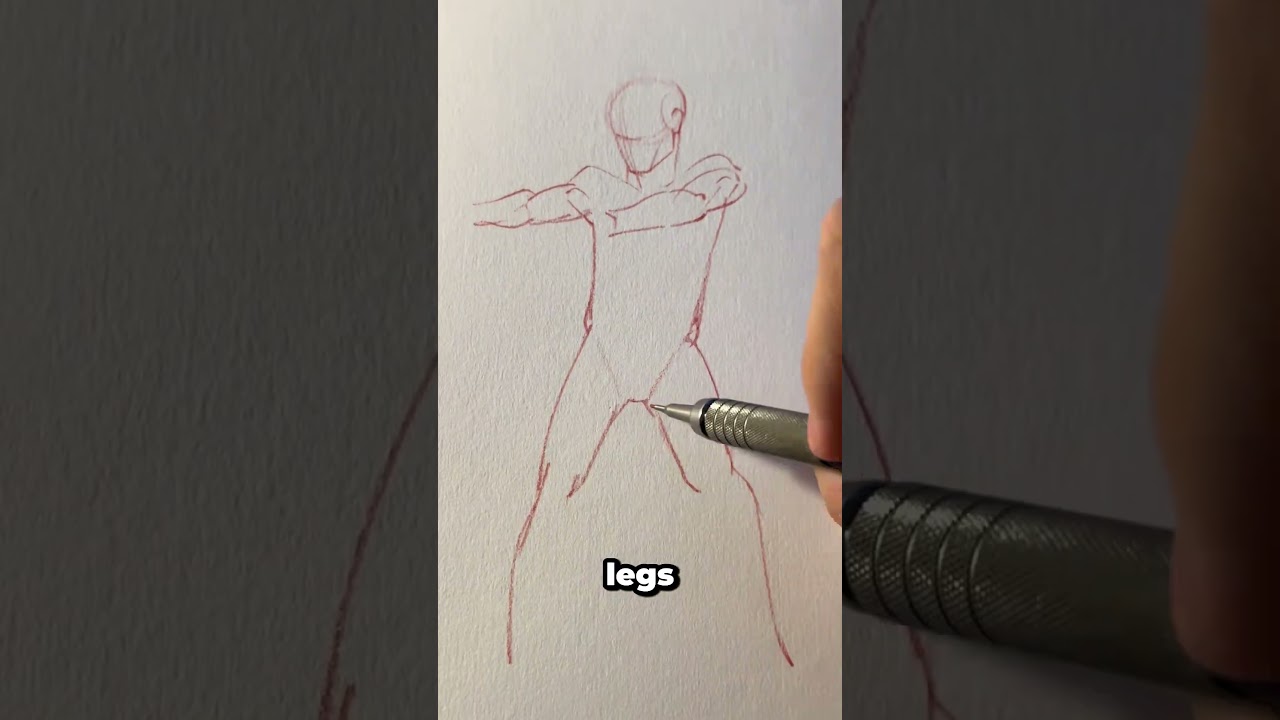 Easy method to draw figure poses || Jmarron