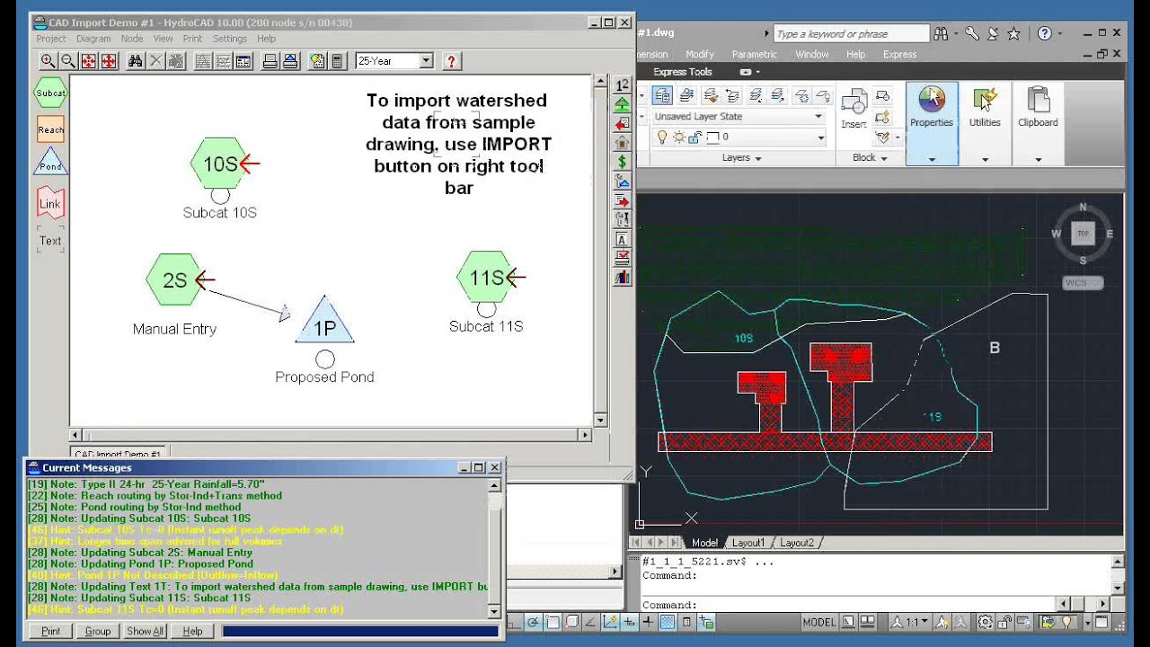 HydroCAD Webinar 314: AutoCAD Import