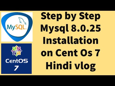 How to install mysql8.0.25 on centos7