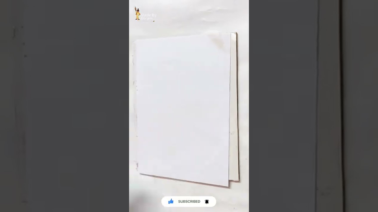 How to make Vintage script paper for journal art | Journal craft for kids | #kidscraft  #shorts