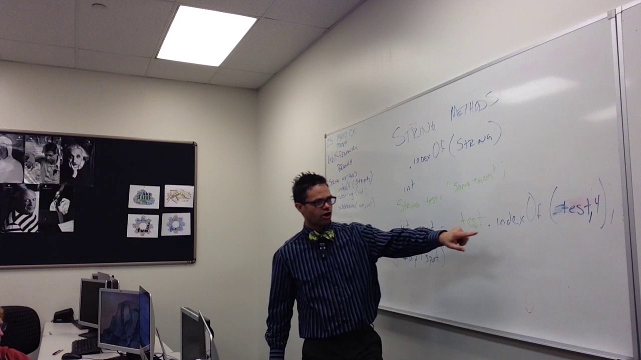 Java String Methods Lecture - indexOf