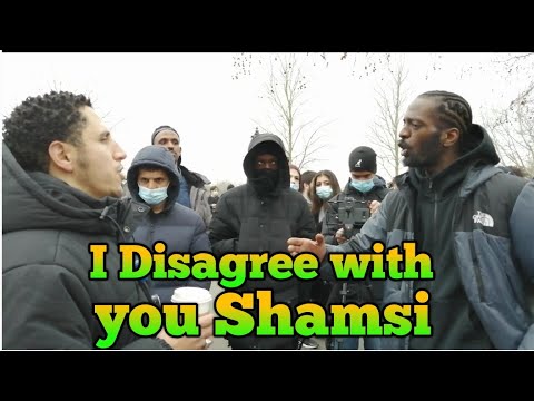 I disagree Shamsi - Visitor - Speakers corner