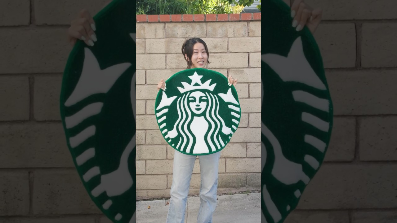 Tufting a Rug for Starbucks