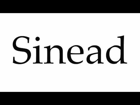 How to Pronounce Sinead