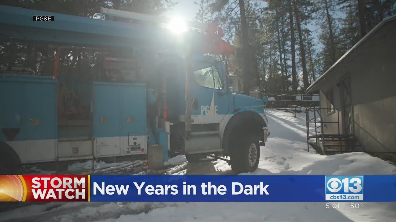 PG&E Struggles To Restore Power To Thousands In The Dark
