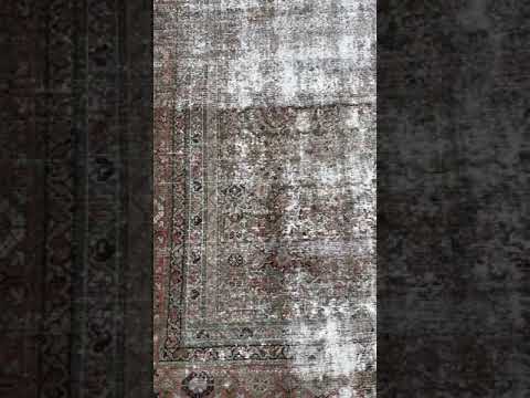 Grey, Olive and terracotta Malayer (6x9)