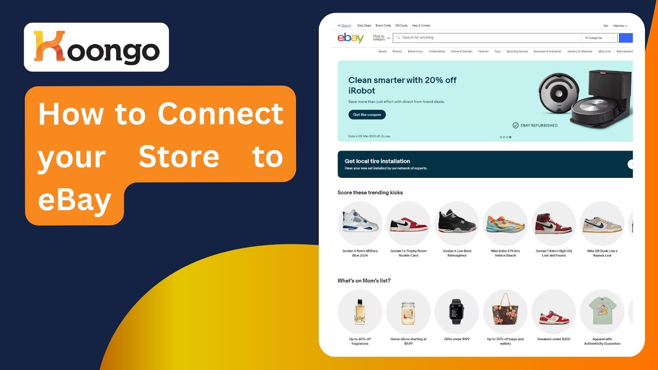 How to Connect your Store to eBay | Koongo