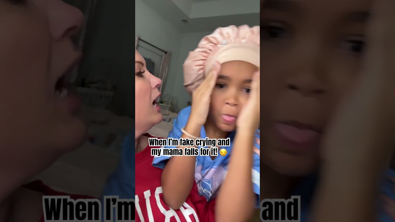 My Mom Totally Believed My Fake Crying! 😜 #funny #shorts #scarlett