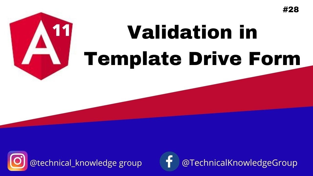 Angular 11 - Validation in Template Driven Form in Angular 11 #tutorial 28