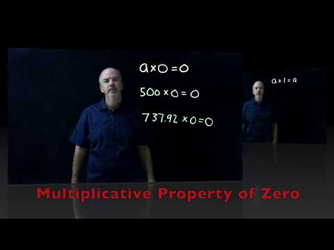 Additive Identity Property / Multiplicative Properties of Zero & Identity