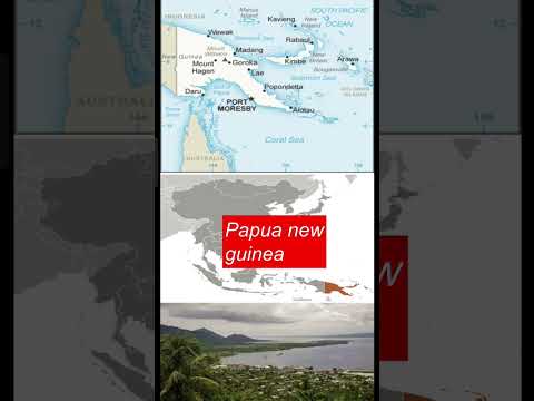 papua new guiena map and city with famous| world map of countries|# countries map|# famous countries
