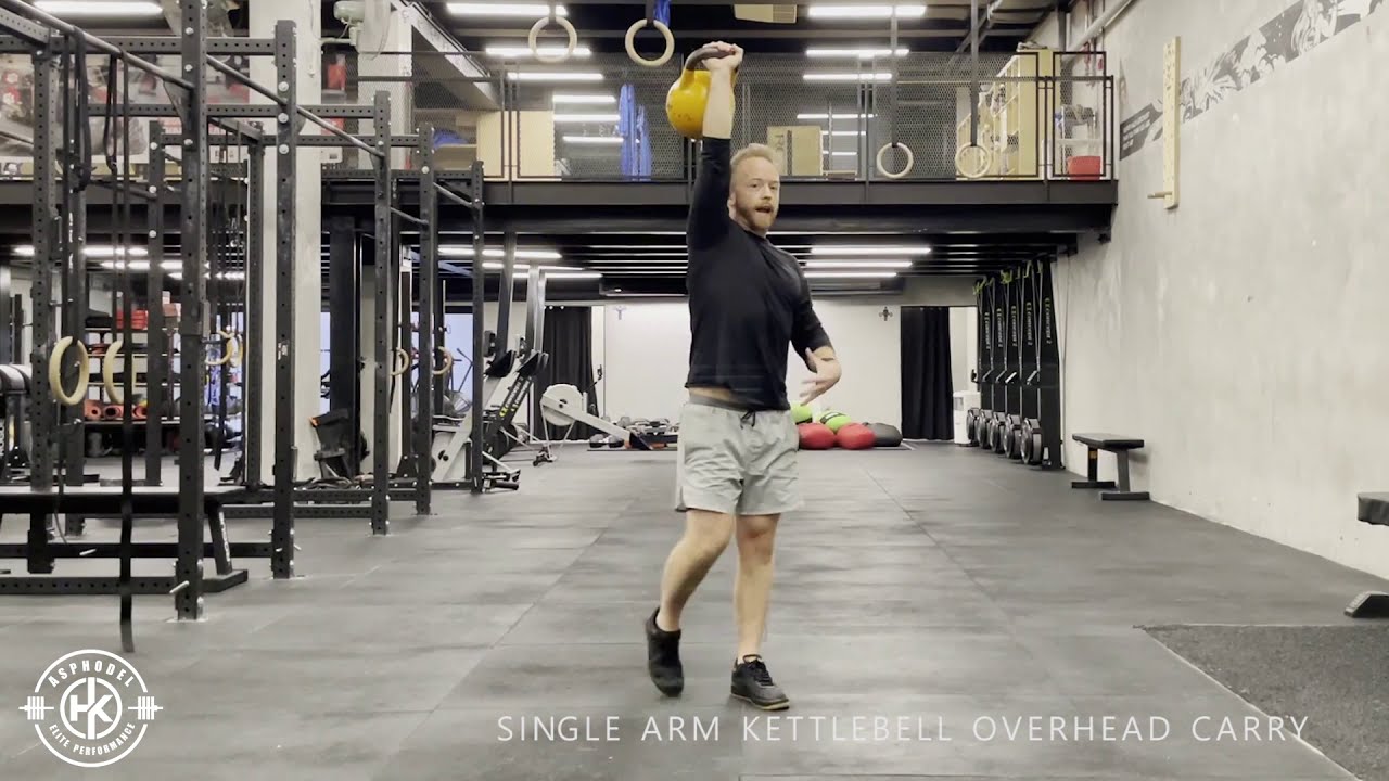 Single Arm Kettlebell Overhead Carry