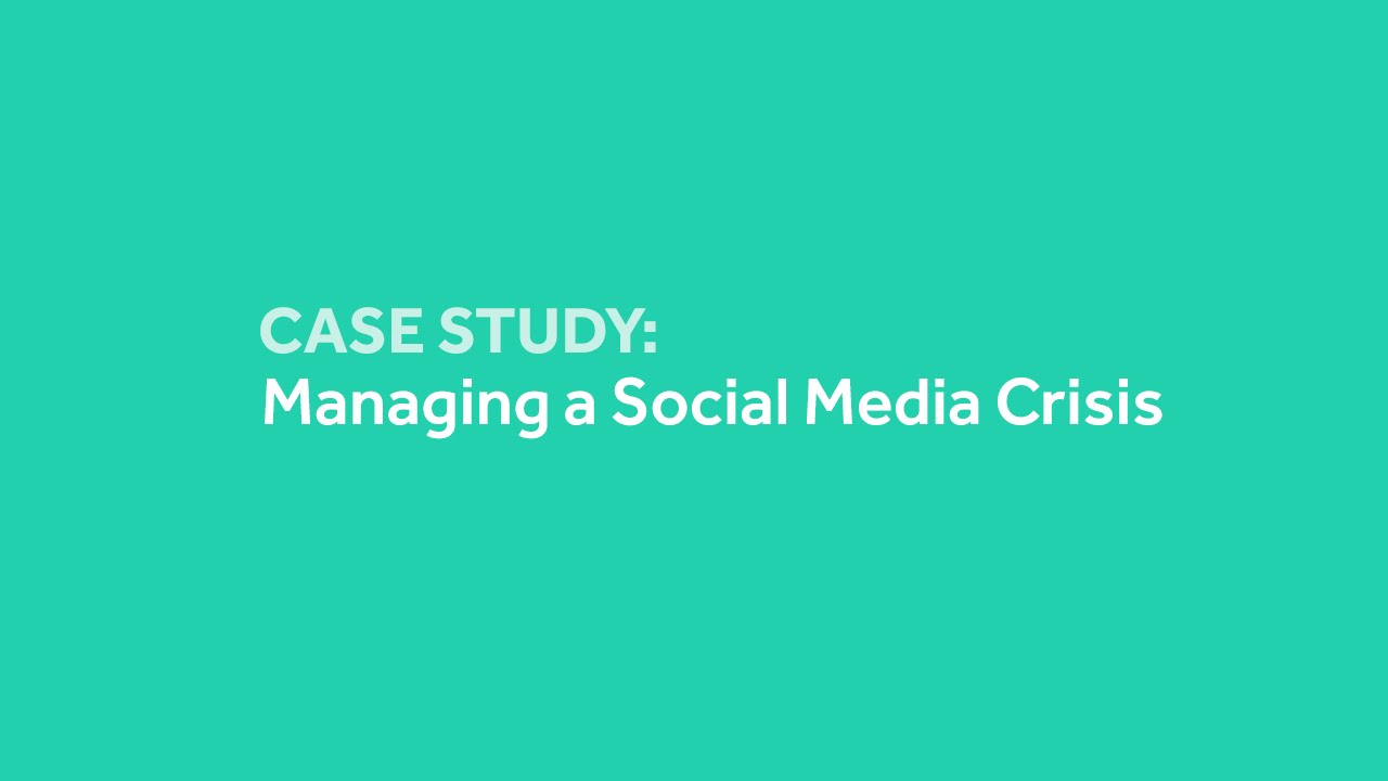 ICUC : Managing a Social Media Crisis