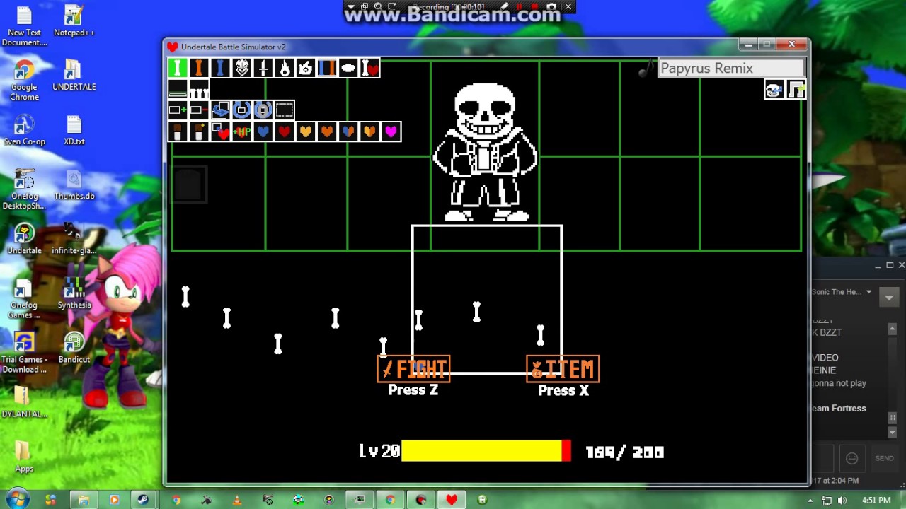 Undertale Battle Simulator V2 pt1