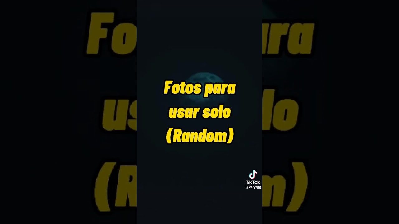 Fotos para usar solo (random)