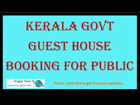 Kerala Govt Guest House| "Kerala House" booking for Public online 2022