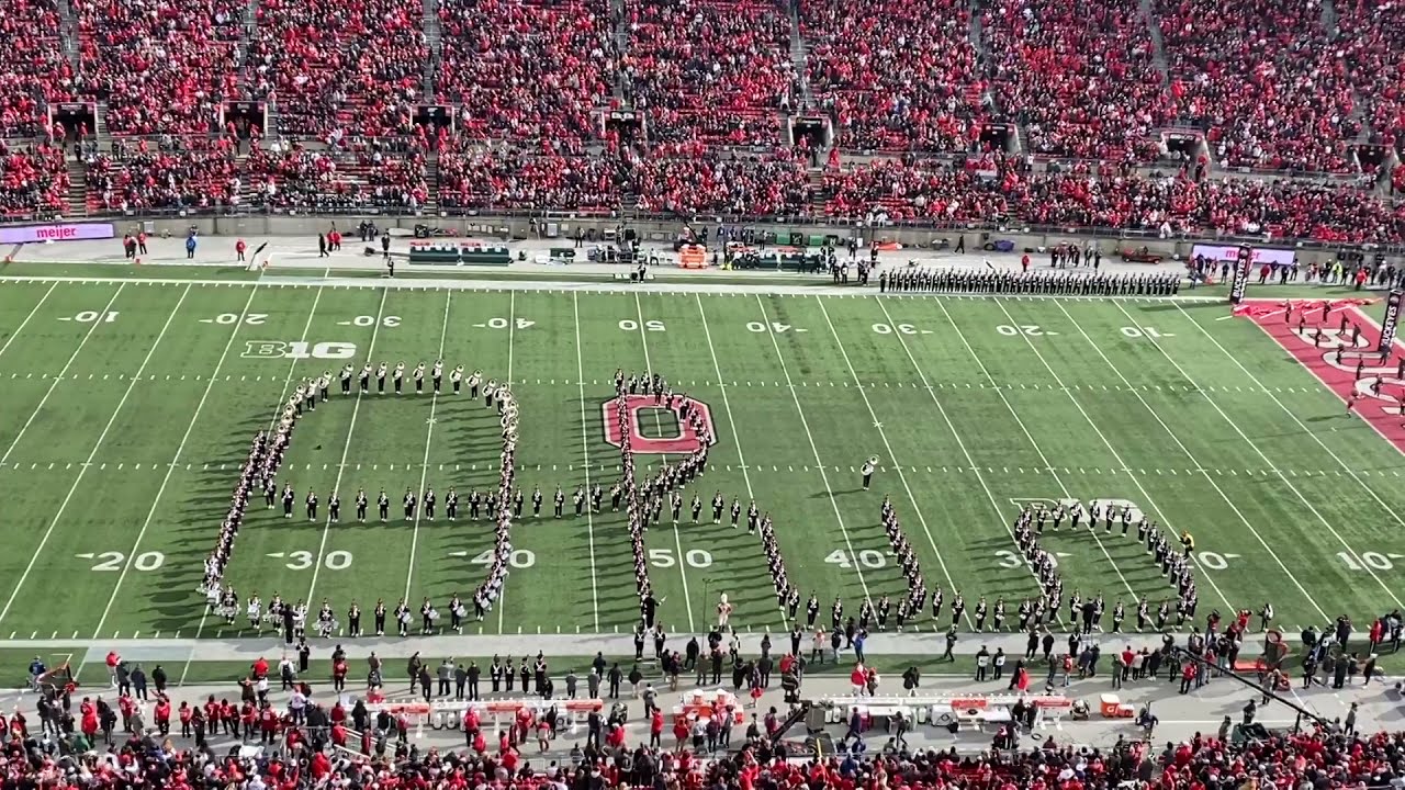 'Script Ohio' performed by Ohio State Marching Band