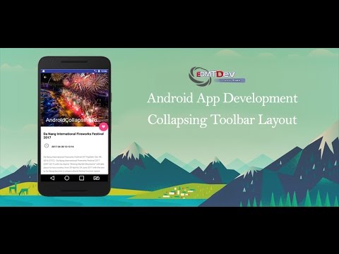 Learn Android Studio Tutorial Collapsing Toolbar Layout android - Mind Luster
