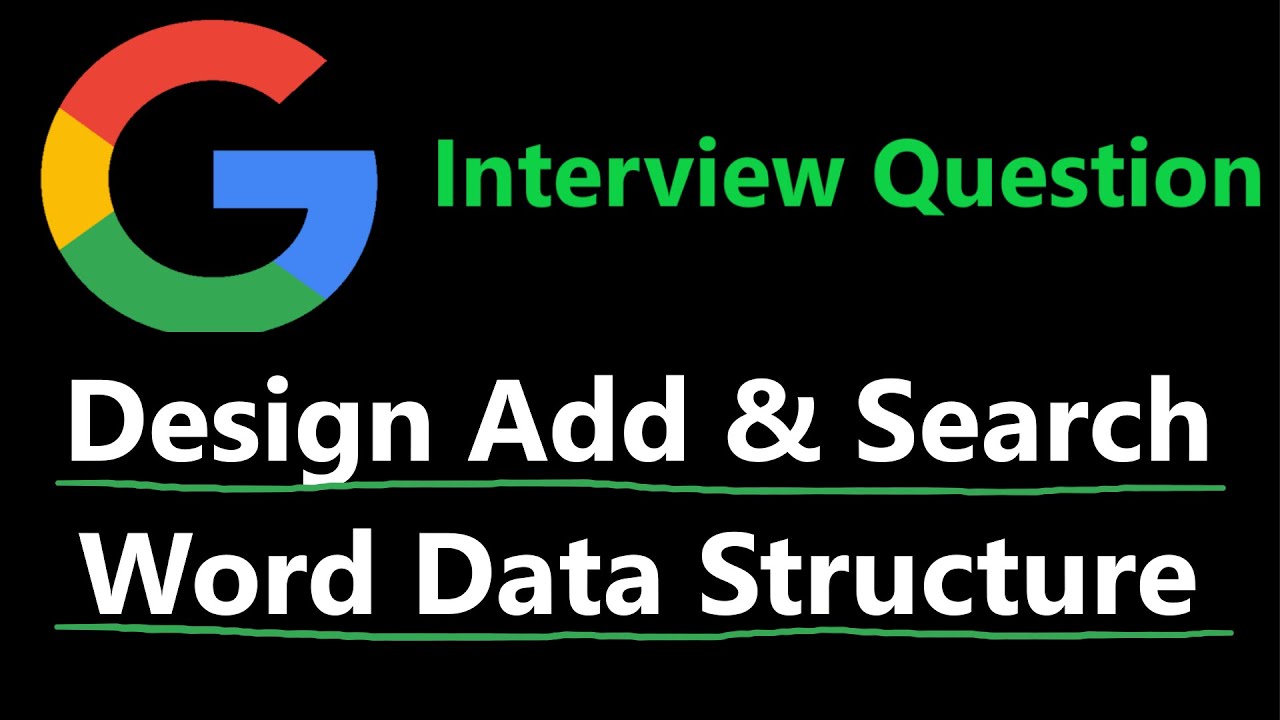 Design Add and Search Words Data Structure - Leetcode 211 - Python