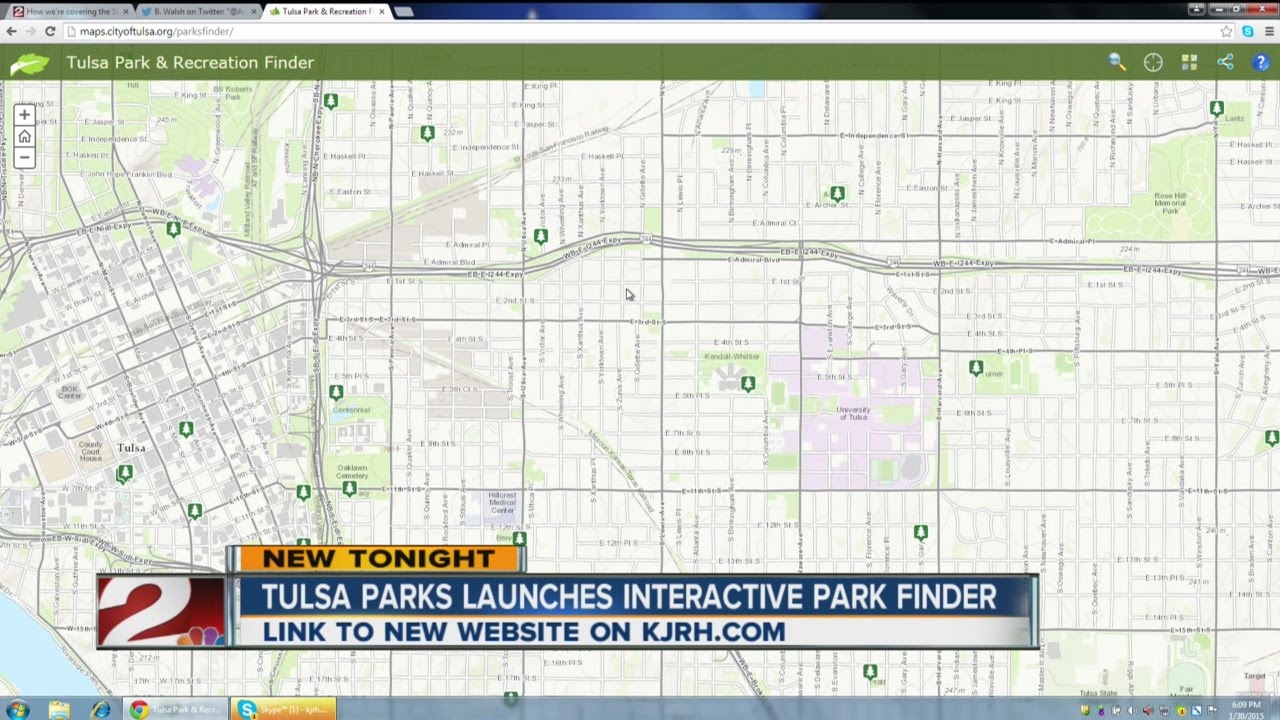 Tulsa Parks Interactive Map