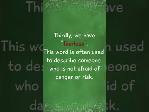 How to Expand Your Vocabulary with Words to Describe Bravery,Words for the Brave: Vocabulary to Use